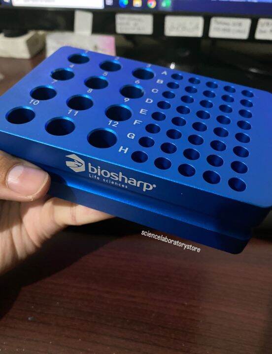 Laboratory Microtube and PCR Cooling Block Aluminium 0.2 ml, 1.5 ml dan ...