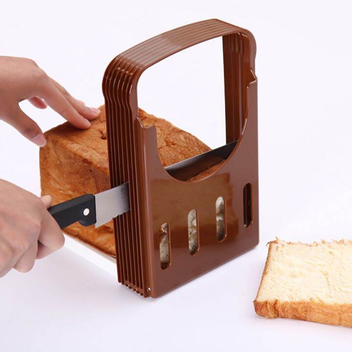 HB1 Bread Slicer Toast Slicer Toast Cutting Guide Folding and ...