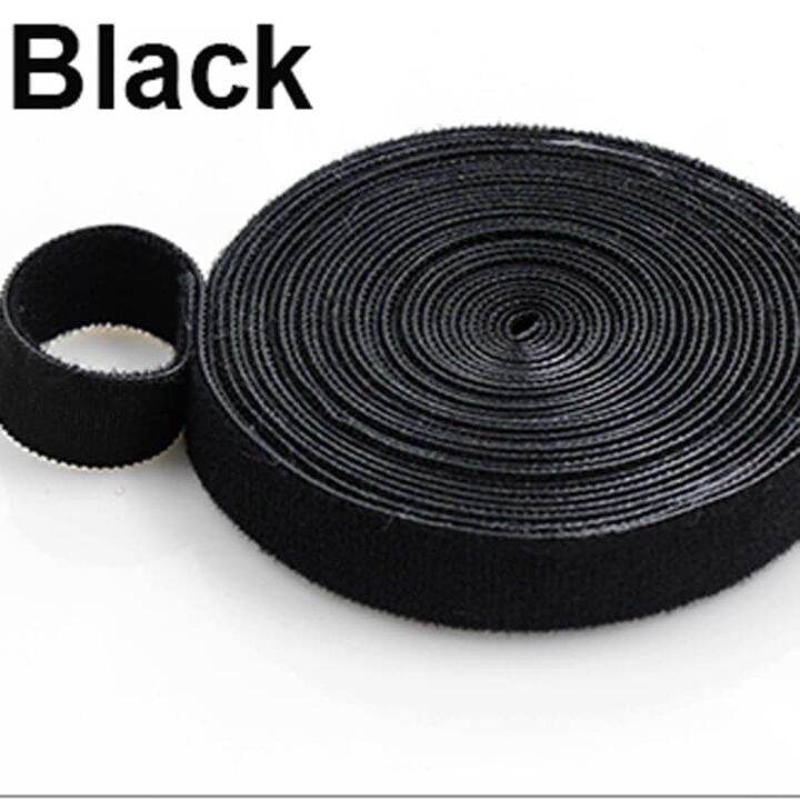 5M Nylon Velcro Adhesive Fastener Tape Strap,Magic Hook and Loop Cable ...