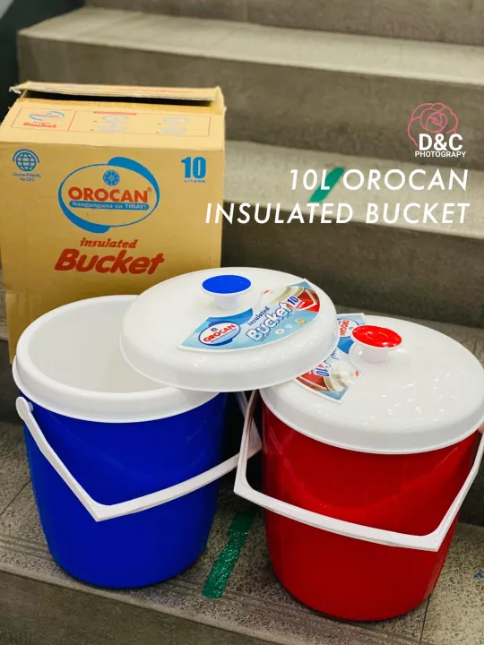 OROCAN INSULATED BUCKET/ FOOD STORAGE RANDOM COLOR 9310 | Lazada PH