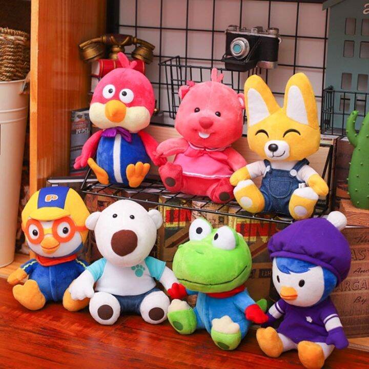 Shop63gfgf3nhgnjh เดี่ยว【พร้อมส่ง】การ์ตูนเกาหลี Pororo ยัดไส้ Plushie ...