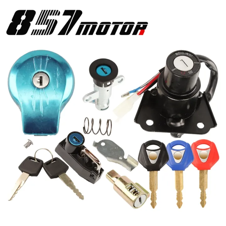 Original Motorcycle Ignition Start Switch Lock Set Fuel Tank Cover ...