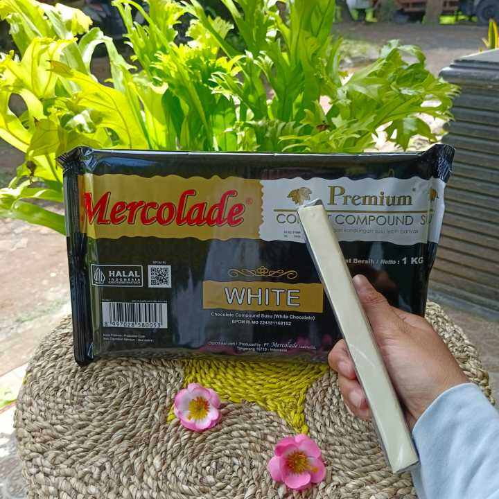 Mercolade Compound White Vanilla / Batangan 1kg / Perpack Premium ...