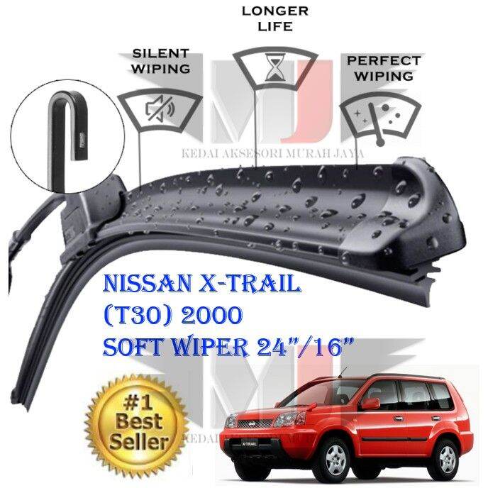 NISSAN X-trail (t30) 2000 100?r Wiper Soft Rubber Wipers Blade ...