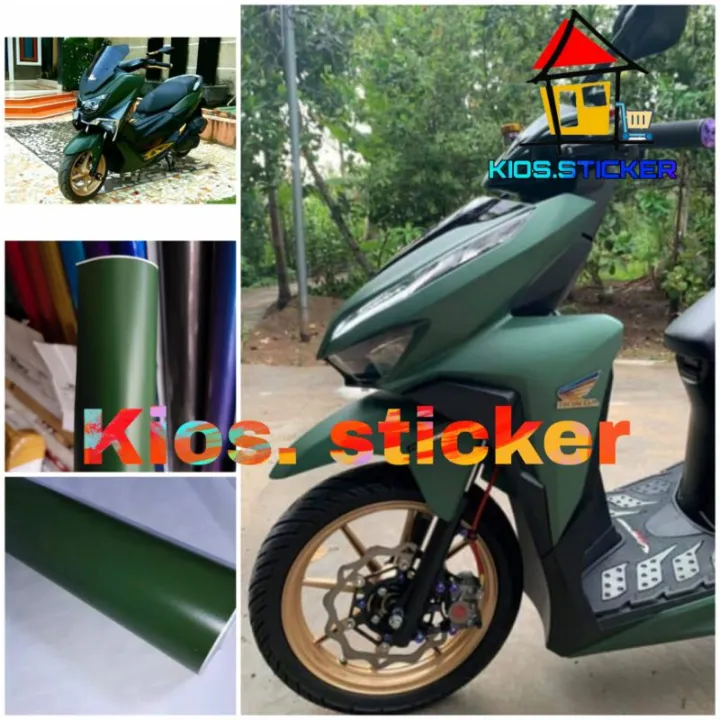 Stiker Skotlet Hijau Army Doff Skotlet Motor Hijau Army Tentara | Lazada Indonesia