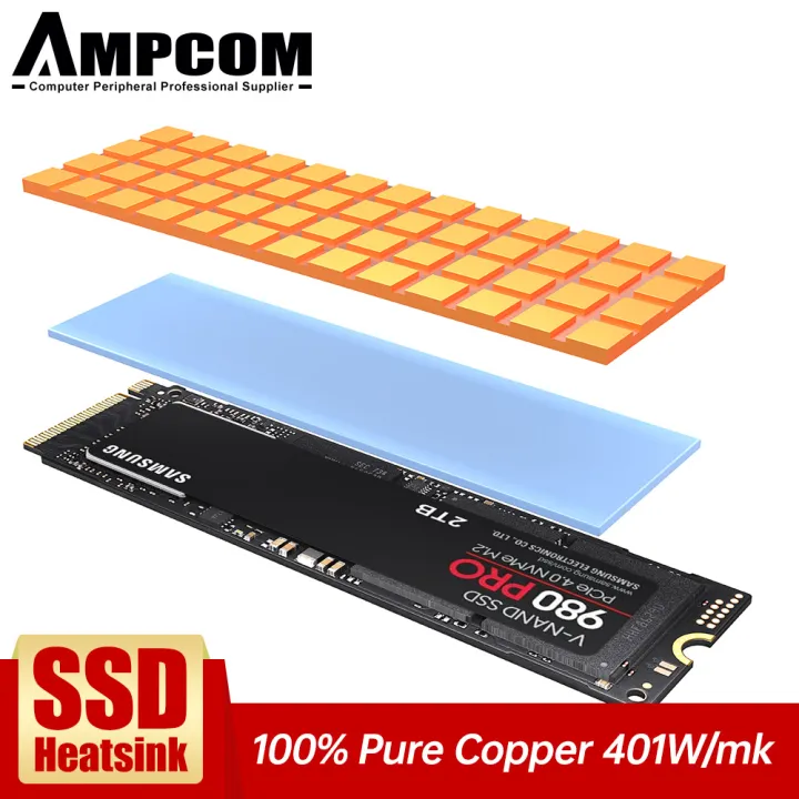 AMPCOM M.2ฮาร์ดดิสก์ฮีทซิงค์,อลูมิเนียมโซลิดสเตทไดรฟ์ระบายความร้อนฮีท ... AMPCOM M.2ฮาร์ดดิสก์ฮีทซิงค์,อลูมิเนียมโซลิดสเตทไดรฟ์ระบายความร้อนฮีท ...