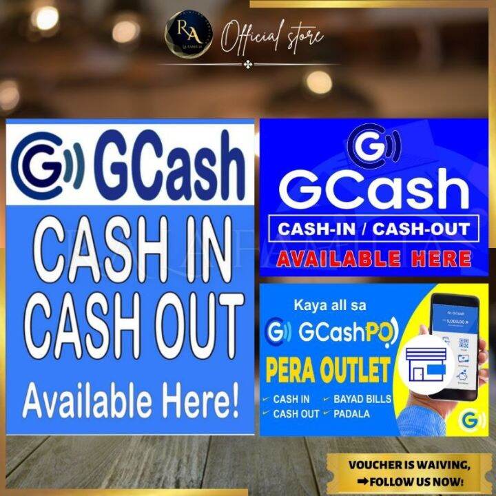 R.A BILLS PAYMENT (G CASH IN/CASH OUT) PVC SIGNAGE. HIGH QUALITY PRINT ...