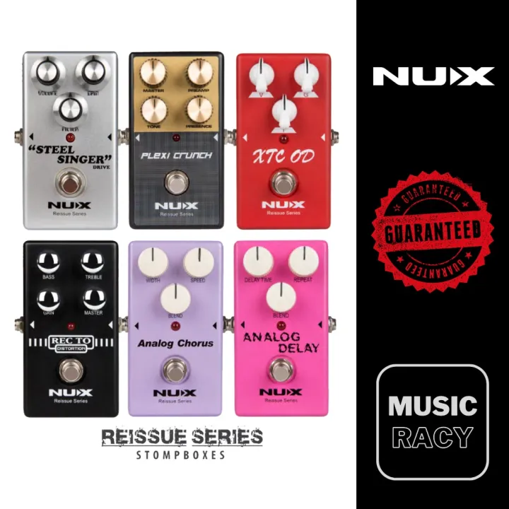 NUX Reissue Stompbox Effect Guitar เอฟเฟค ก้อน กีต้าร์ไฟฟ้า จำลองเสียง ...