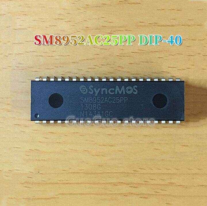 2ชิ้น SM8952AC25PP DIP-40 SM8952 DIP40ไมโครคอนโทรลเลอร์ชิป | Lazada.co.th