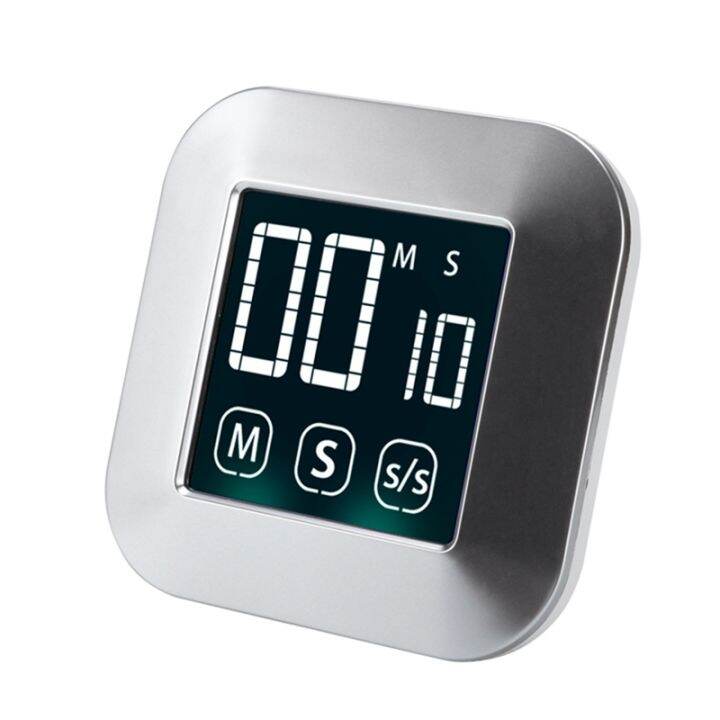 Digital Kitchen Timer Magnetic Digital Chronometer LCD Screen Digital Alarm Clock Cooking Count ...