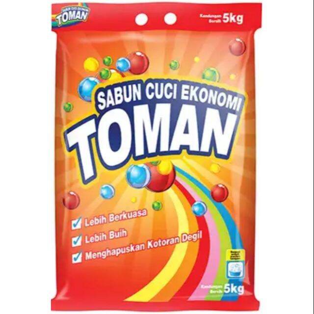 Toman powder detergent 5kg | Lazada