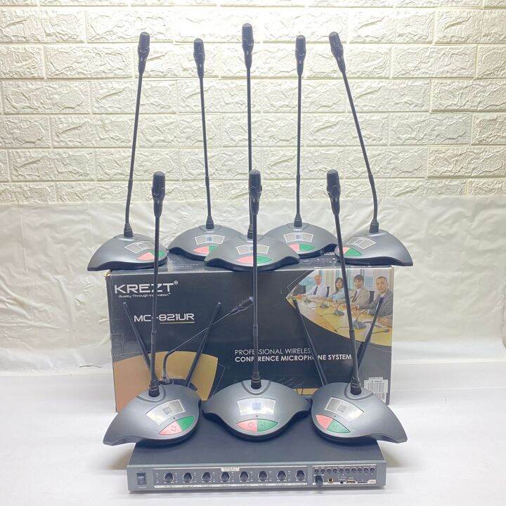 Microphone Wireless Podium KREZT MC-821UR Original Product Professional ...