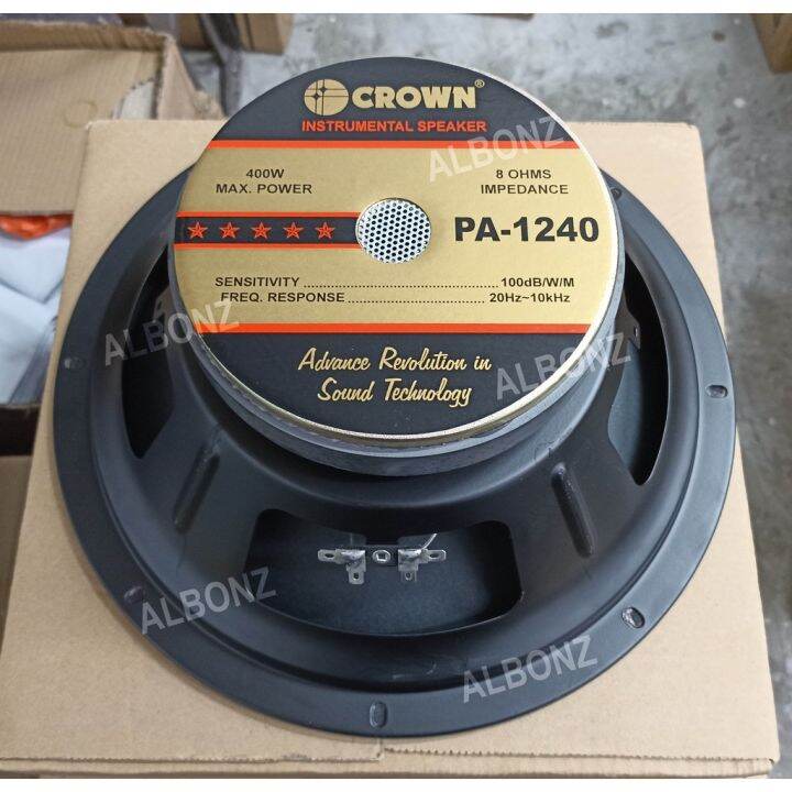 Crown PA-1240 400watts Instrumental Speaker | Lazada PH