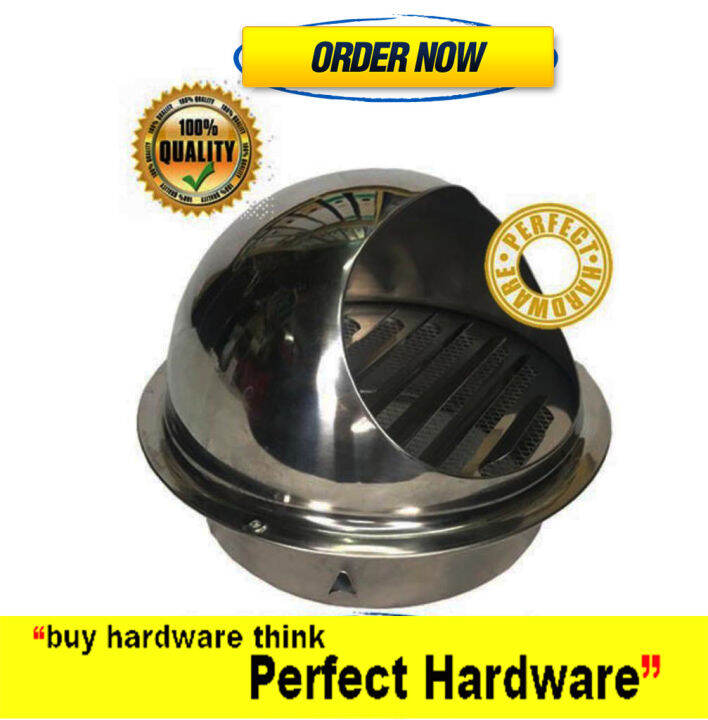 Dia. 4"/6"/7'' Stainless Steel Ducting Cap | Lazada