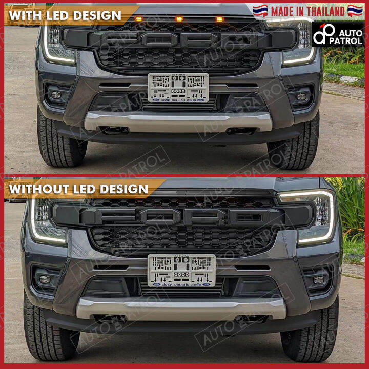 FORD RANGER 2022-2023 FRONT GRILLE (WILDTRAK,SPORT,XLT) RAPTOR STYLE ...