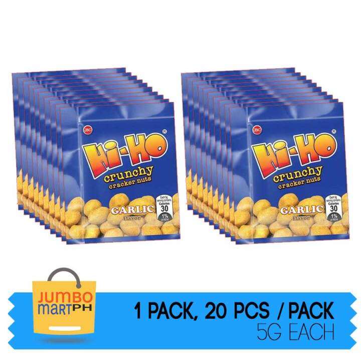 HI-HO CRUNCHY CRACKER NUTS GARLIC FLAVOR PACK OF 20 / 5G EACH | Lazada PH