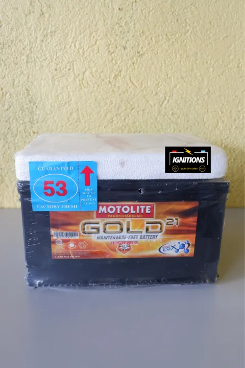 Motolite Gold DIN66 Maintenance Free Car Battery | Lazada PH