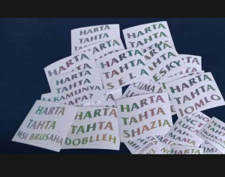 Sticker Hologram Nama atau Kata Suka Suka 8cm x 7cm | Lazada Indonesia