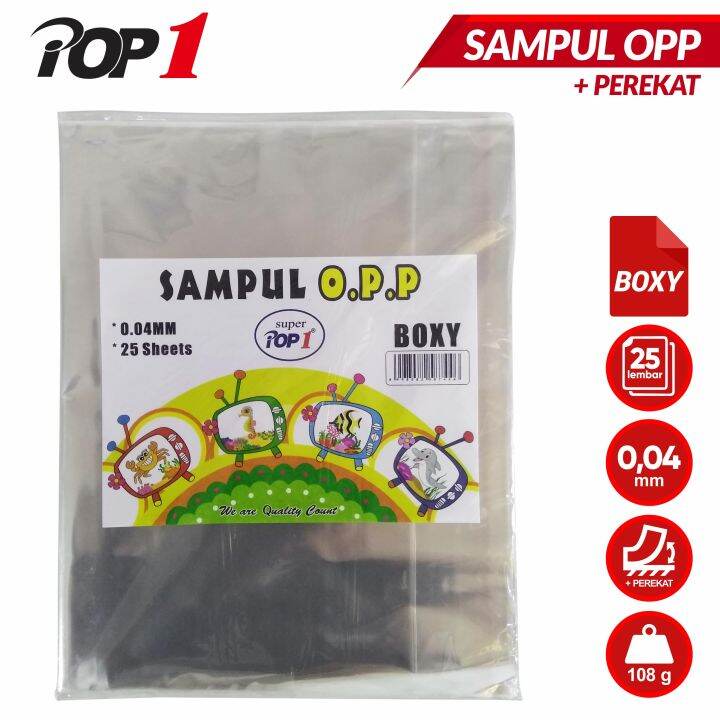 [PAK] Sampul Buku paket & tulis Ukuran BOXY POP1 | Lazada Indonesia