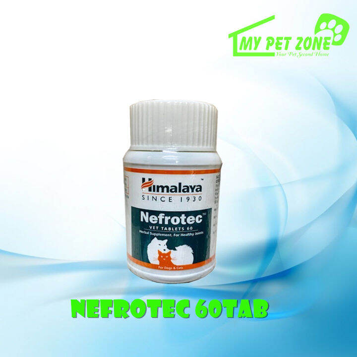 Himalaya Nefrotec Vet Tablet (Dog & Cat) 60 Tabs Ubat Batu Karang ...