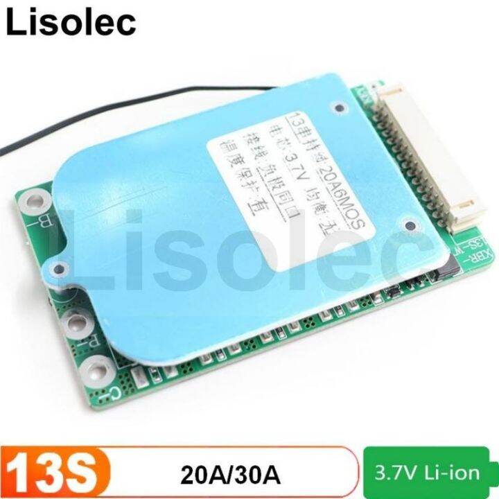 ☃ 13S BMS 48V 20A 30A Electric Bicycle Scooter 18650 21700 26650 54.6V Lithium Battery Pack 13S ...