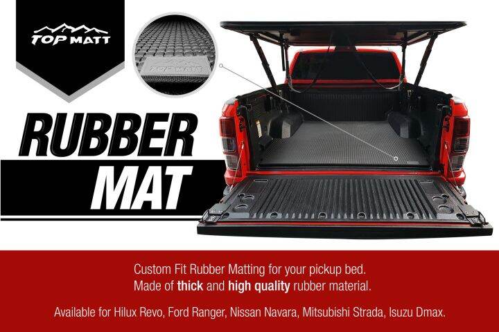 HILUX CONQUEST/GRS TOPMAT RUBBER MATTING HILUX CONQUEST/ROCCO/HILUX GRS ...