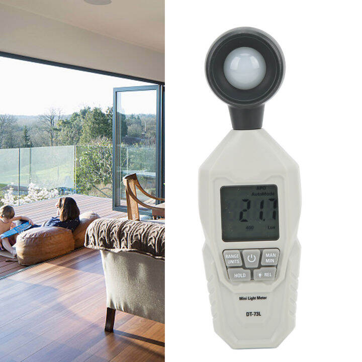 DT‑73L Illuminometer Mini Digital Light Illuminance Meter พร้อมจอ LCD 4 ...