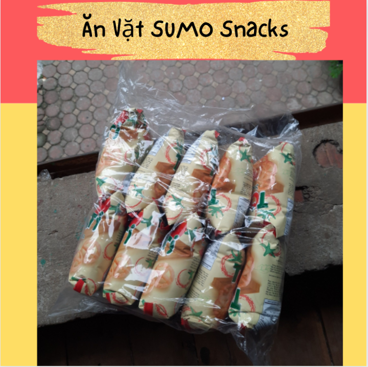 Bịch 10 Gói Bim Bim Snack Cà Chua Oishi 14/16g-Ăn Vặt Sumo Snack | Lazada.vn