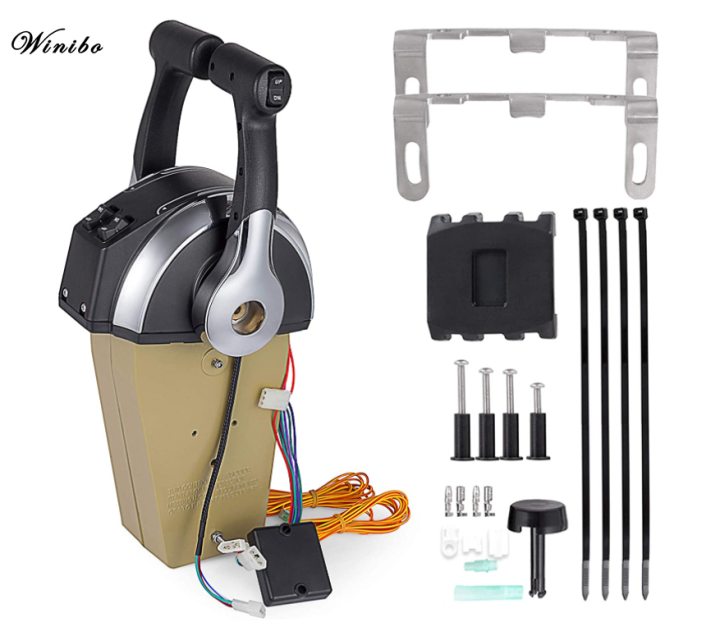 Winibo Twin/Dual Engine Console Remote Control 8M0041426 Boat Throttle ...