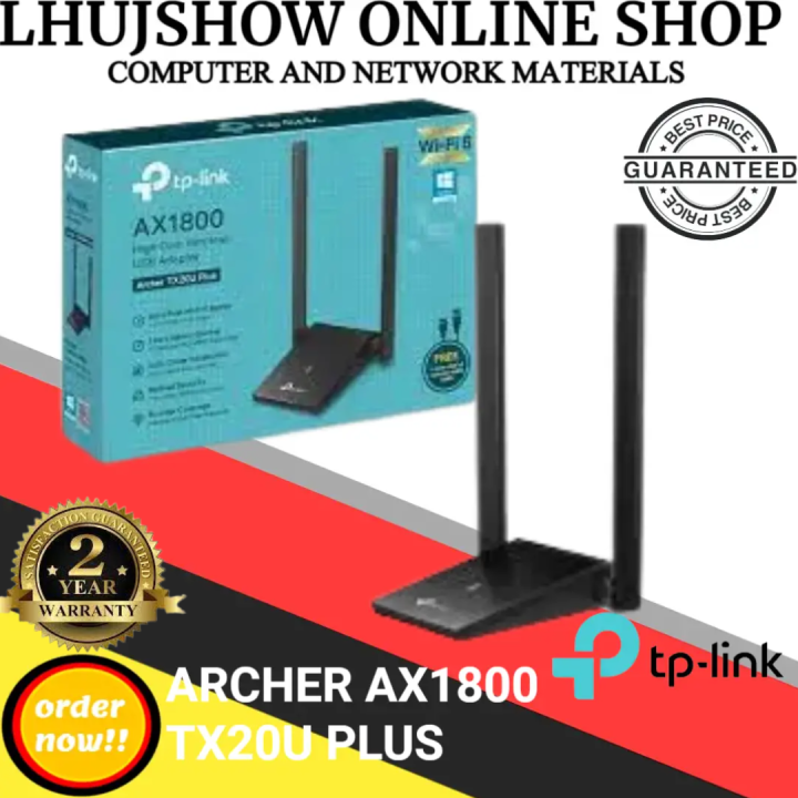 (NEW ARRIVAL) TP-Link Archer TX20U Plus AX1800 Wi-Fi 6 Dual Antennas ...