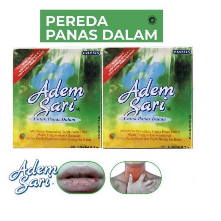 Adem Sari Panas Dalam 6 sachet | Lazada