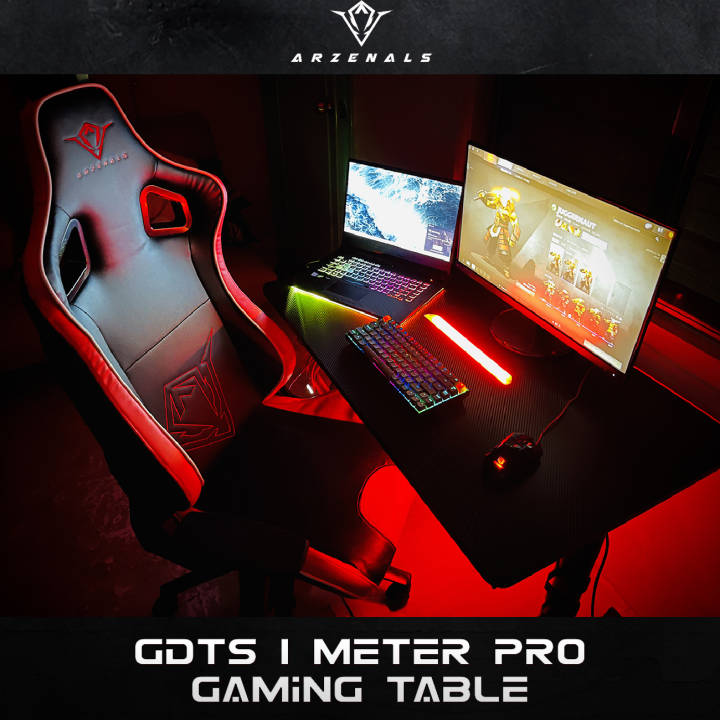 1 Meter Arzenals RGB Height Adjustable Pro Gaming Table Office Table ...