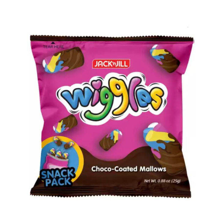 Wiggles Chocolate Coated Marshmallows Snack Pack (28g) | Lazada PH