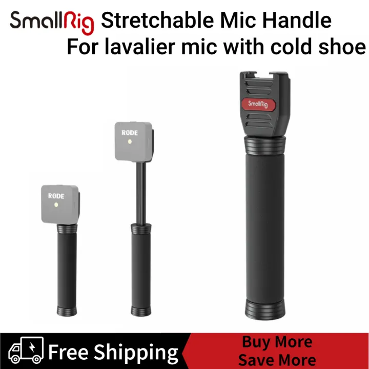 SmallRig Interview Microphone Handle , Stretchable Mic Handle for RODE ...