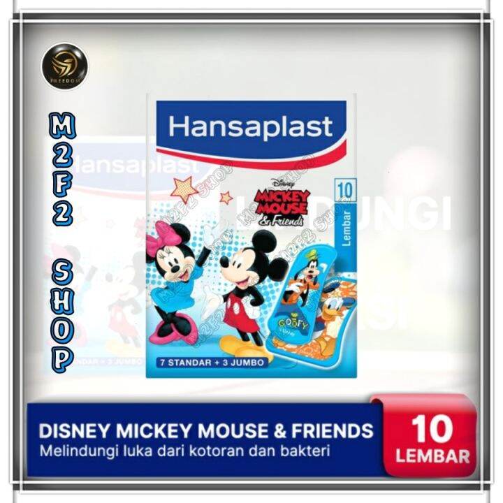 Hansaplast Anak Kid's Junior Mickey Mouse - 10 Strip (Kemasan Pack ...