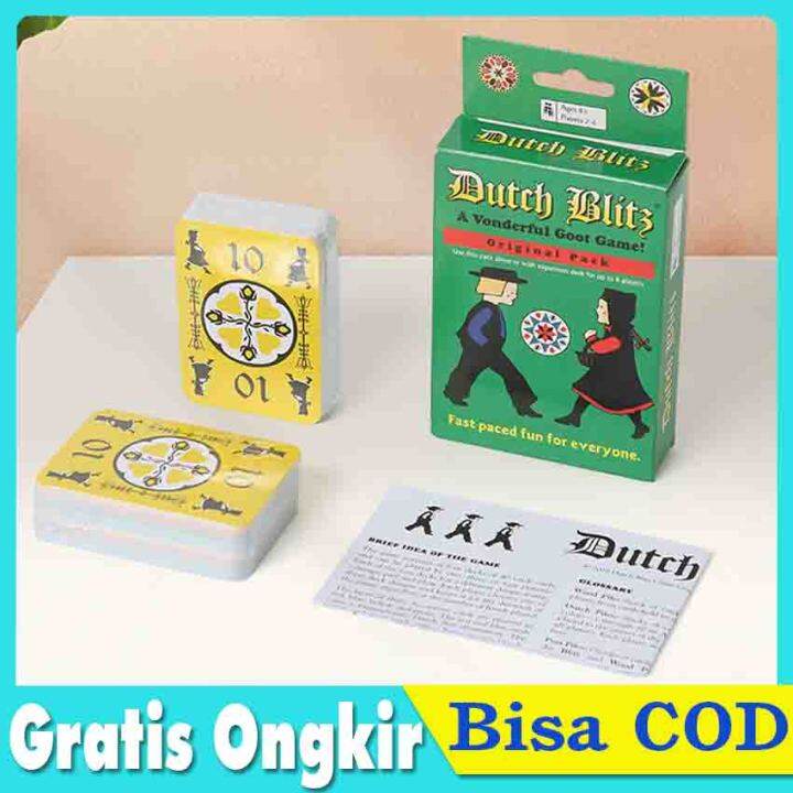 Dutch Blitz A Vonderful Goot game Mainan Kartu Playcard Boardgame Seru ...