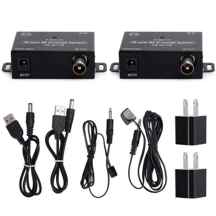 IR Over RF Coaxial System Infrared Extender Transmitter Receiver US ...