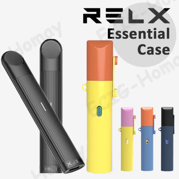 Relx Essential Case Cover Relx1 5th Gen Device Pod Special Shell Silicone Contrast Color Storage ...