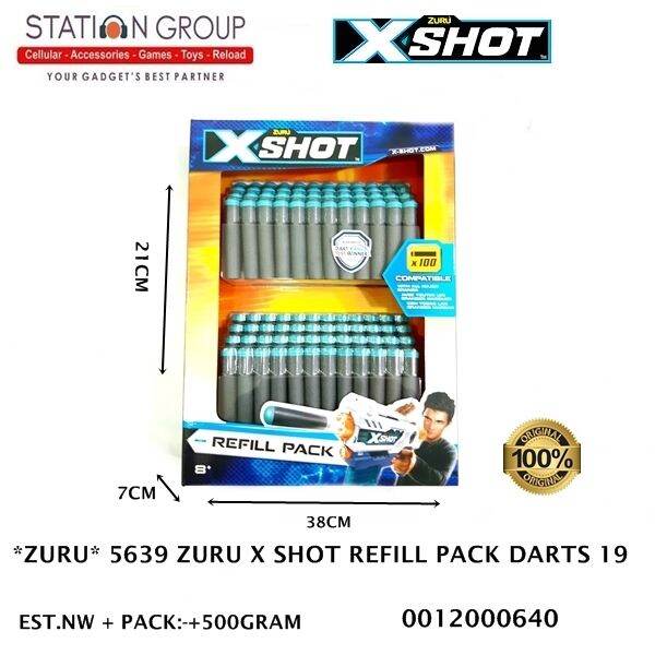 ZURU 5639 ZURU X SHOT REFILL PACK DARTS 19 | Lazada Indonesia