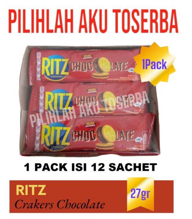 Biskuit Mondelez RITZ CRACKERS CHOCOLATE - ( HARGA 1 PACK ) | Lazada ...
