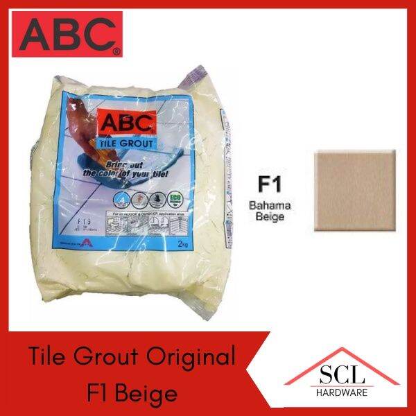 ABC Tile Grout F1 Bahama Beige 2kg | Lazada PH