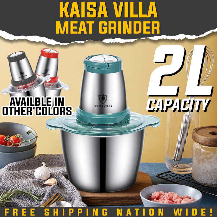 Kaisa Electric Meat grinder 2L/3L food processor Kitchen Appliances power tool 304 stainless ...
