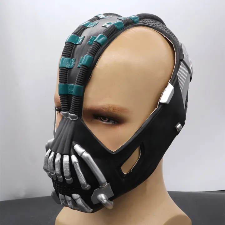 Bruce Wayne The Dark Knight Rises Bane Cosplay Latex Mask Prop ...