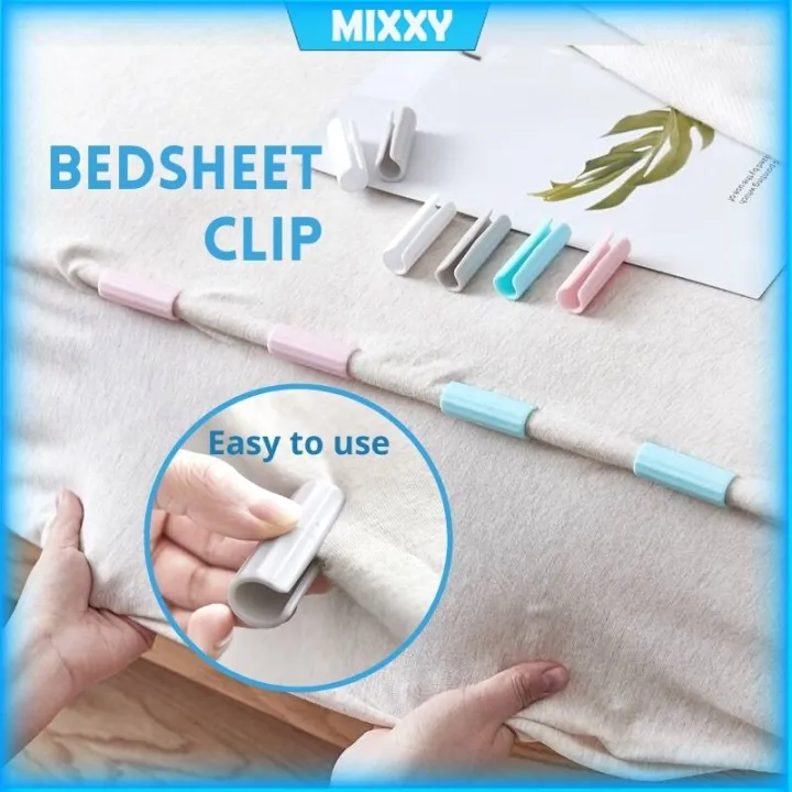 Bedsheet Clip Plastic Slip-Resistant Clamp Quilt Bed Cover Holder Peg ...