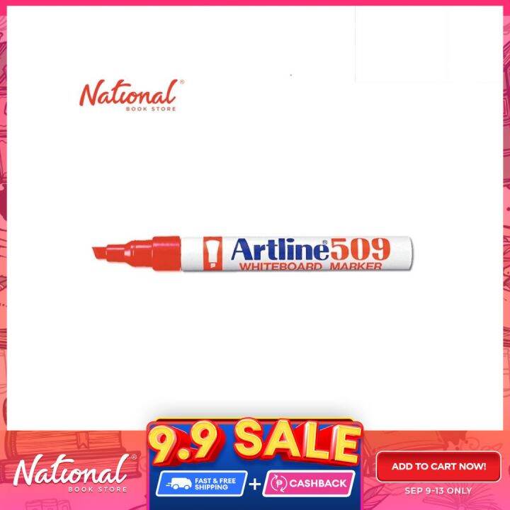 Artline Whiteboard Marker Ek509 Red | Lazada PH