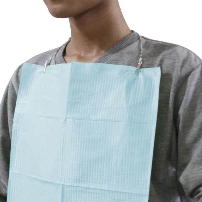 Polybib / Dental Bib Pak Isi 125pcs Onemed, Warna Biru | Lazada Indonesia