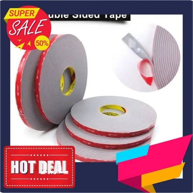 แต่งรถ ของแต่งรถ 3M 4991 Grey Double Sided VHB Tape (2.3mm Thick) กาวสำหรับงาน ติด คิ้วล้อรถยนต์ ...