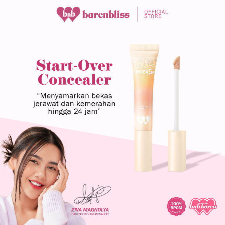 BNB barenbliss Korean Bloomatte Start-Over Concealer [Full Coverage | Tahan Lama 24 Jam ...