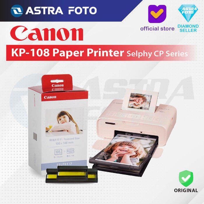 Canon KP-108 Paper Printer Canon Selphy CP Series - KP108 / KP-108IN | Lazada Indonesia