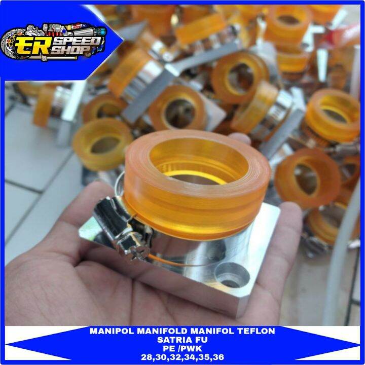 manipol manifol manifold intake karet teflon karburator karbu satria fu PE PWK 26 28 30 32 34 ...